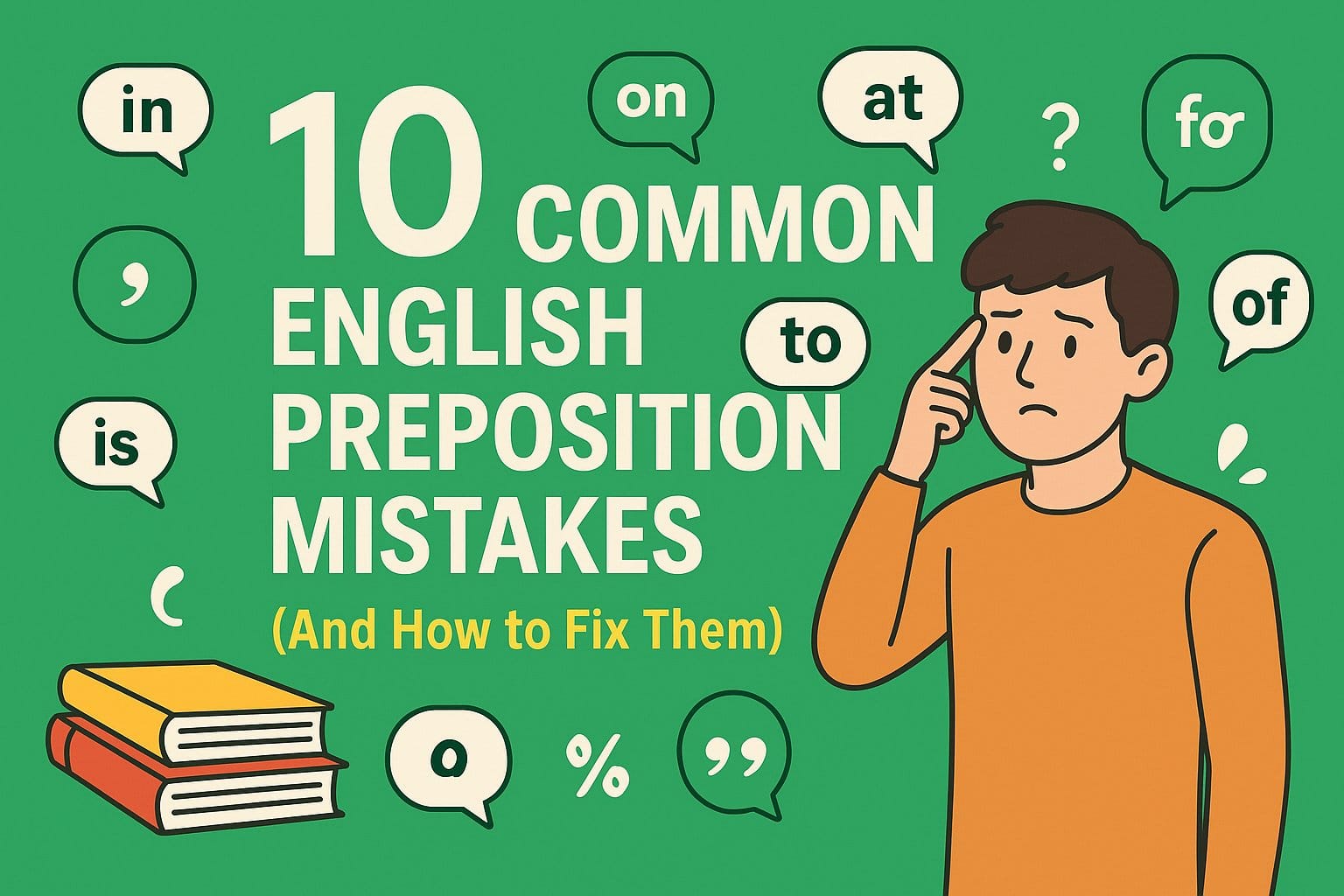 Top 10 English Preposition Mistakes (With Easy Fixes) - Dirir academy